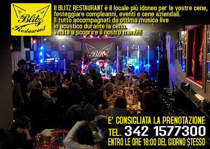 BLITZ Live Music Pub - BLITZ RESTAURANT